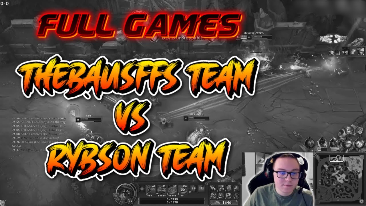 Team TheBausFfs VS Team Rybson | Full Games| TheBausFfs Gameplay - YouTube