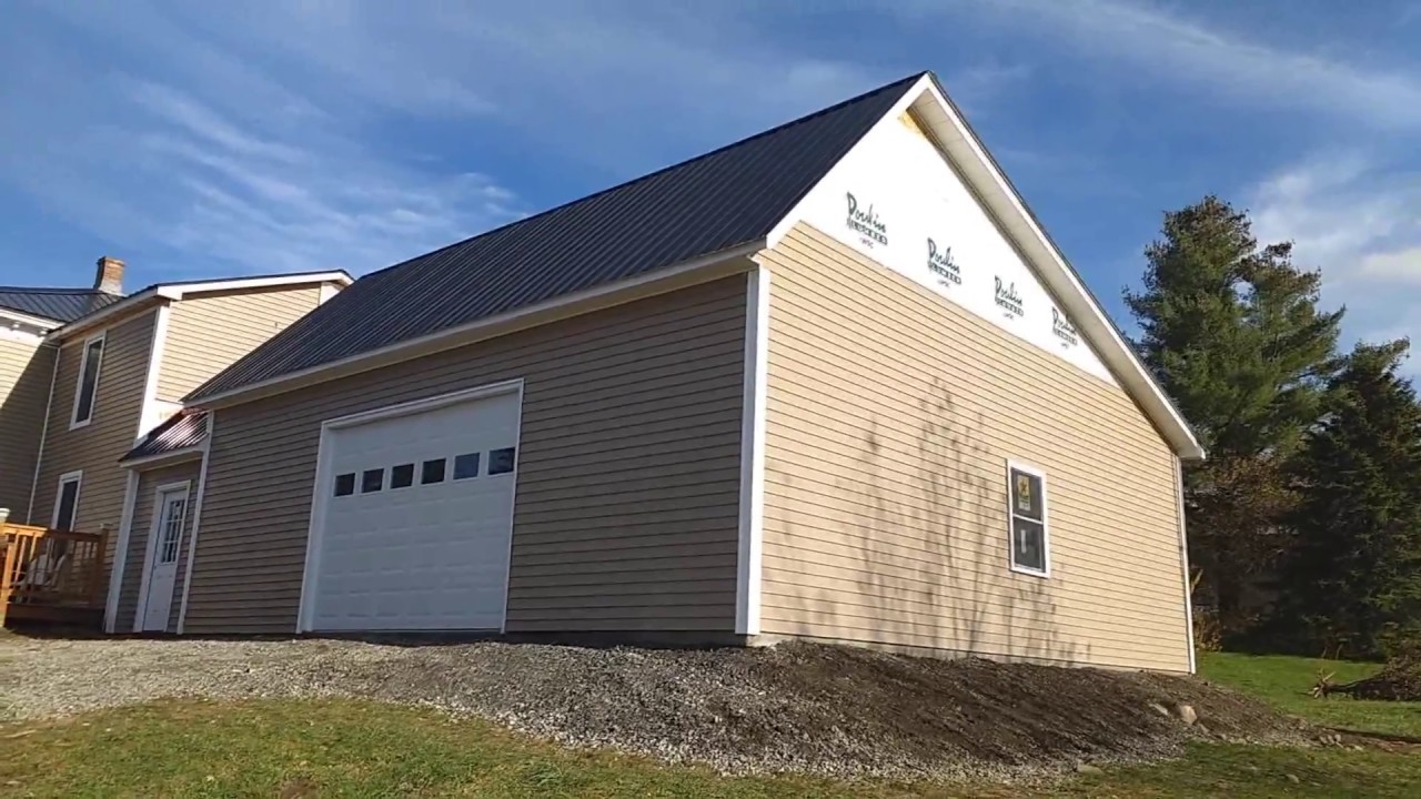 Build a Garage Saltbox - YouTube