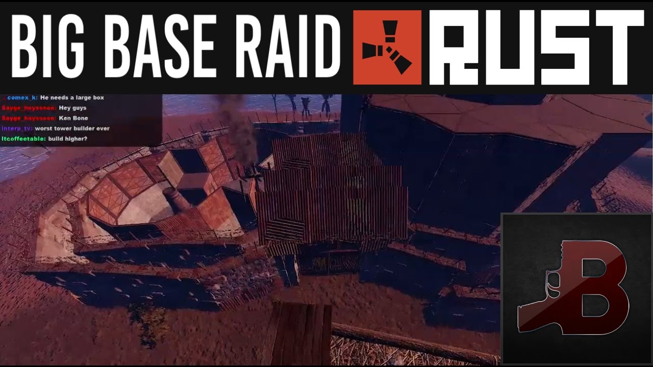 Big Base Raid - Rust - YouTube