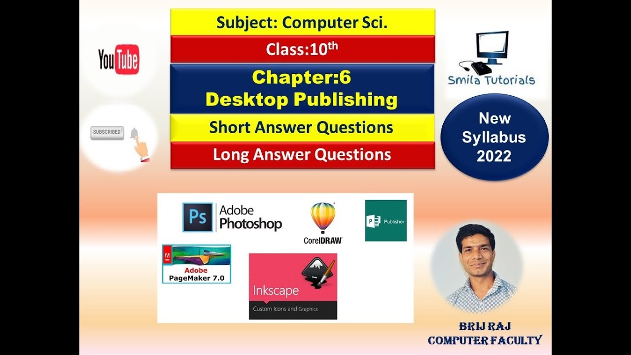 10th Class Ch- 6 Desktop Publishing (Short and Long Answer Questions ...