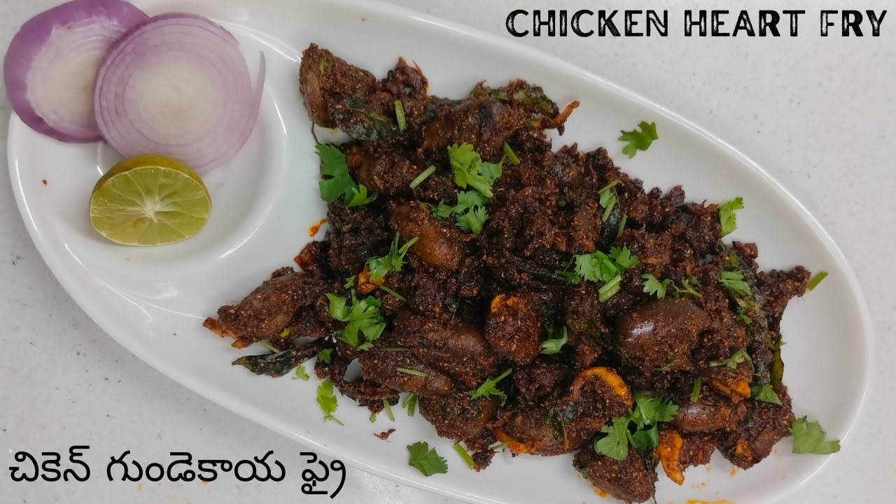 Chicken Heart Fry | how to cook chicken hearts | chicken hearts ...