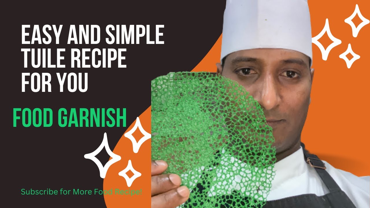 Easy and Simple Tule Recipe How to Make Tules. Food Garnish - YouTube