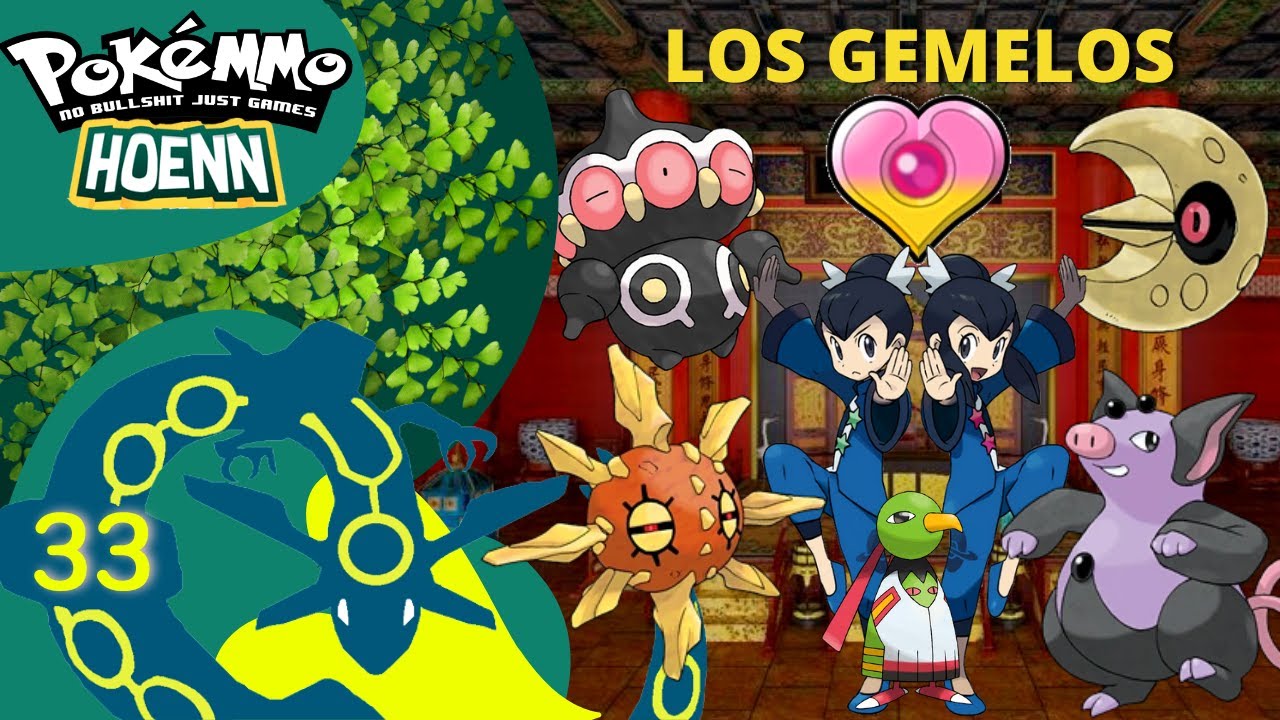 VITO Y LETI LIDERES DE GIMNASIO DE TIPO PSIQUICO l POKEMON ESMERALDA l ...