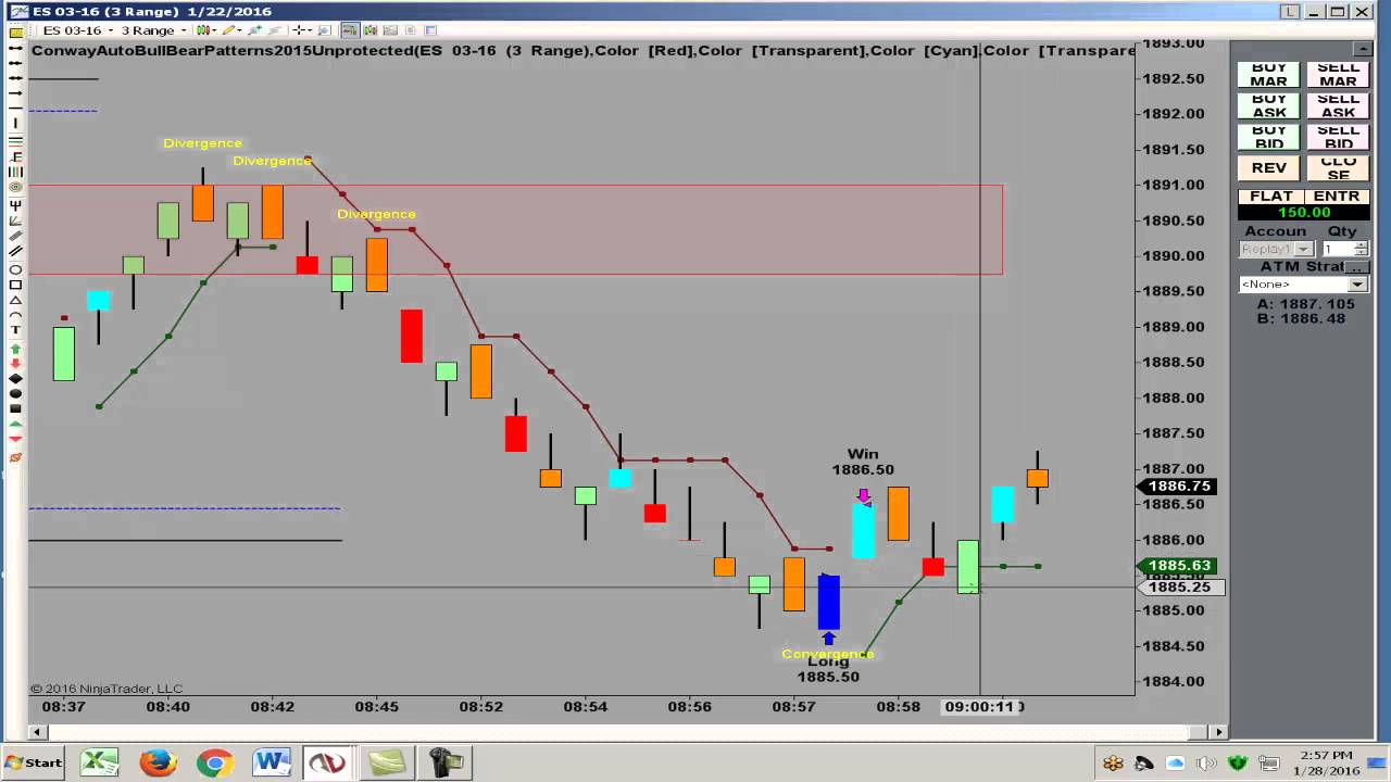 Managing E-mini trades after Strategy enters automatically on ...