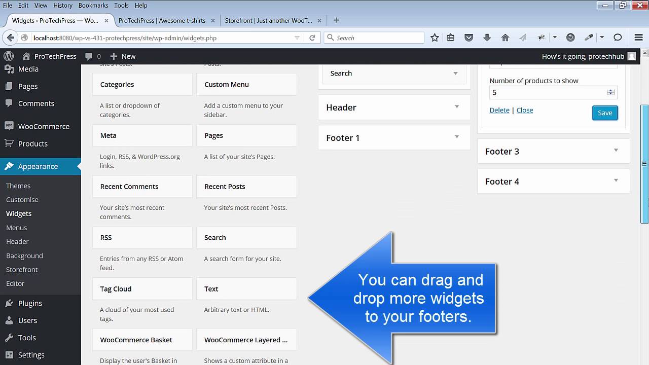 WooCommerce Footer - YouTube