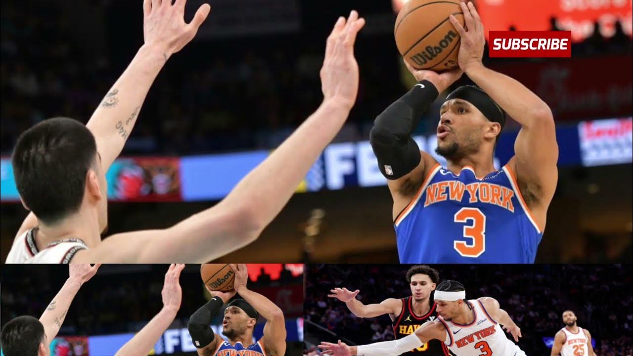 Knicks' Josh Hart Battles Knee Pain and Shooting Slump - YouTube