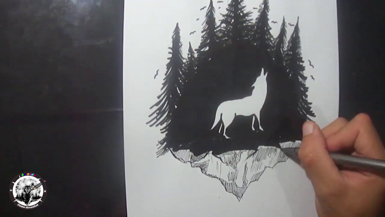 Como Desenhar Lobo How To Draw Wolf Passo A Passo Youtube