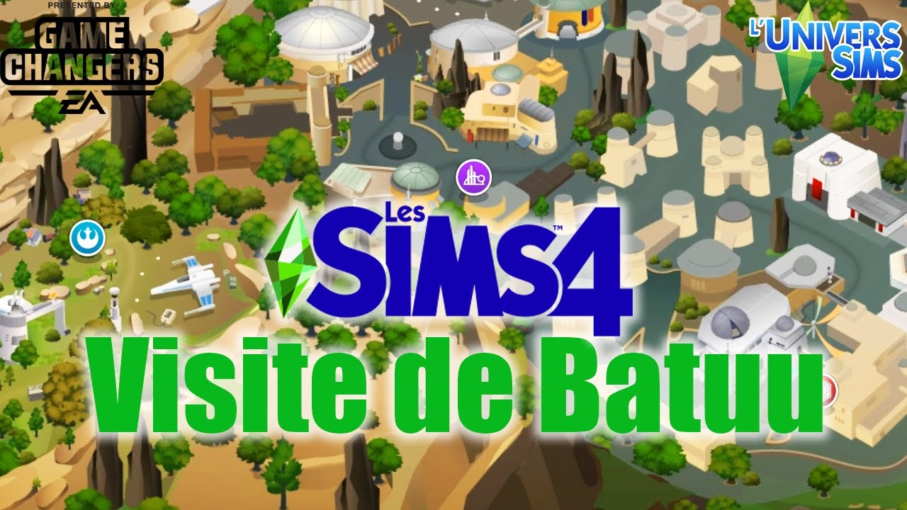 VISITE DE BATUU ! Les Sims 4: Voyage sur Batuu - YouTube