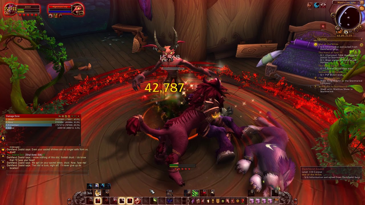 WoW Legion - Idol of the Wilds (First artifact appearance) - YouTube