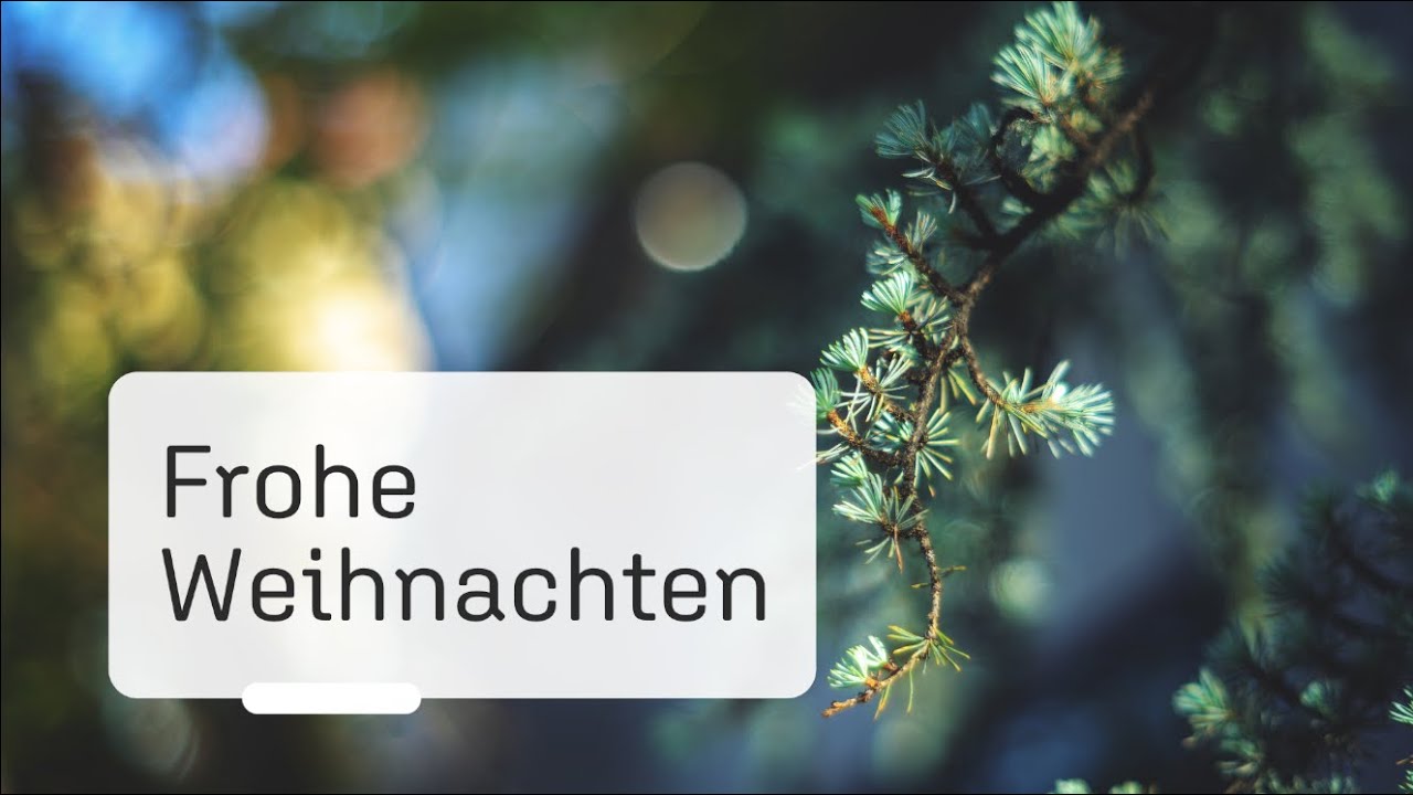 Frohe Weihnachten wünscht das ERF Mensch Gott-Team! - YouTube