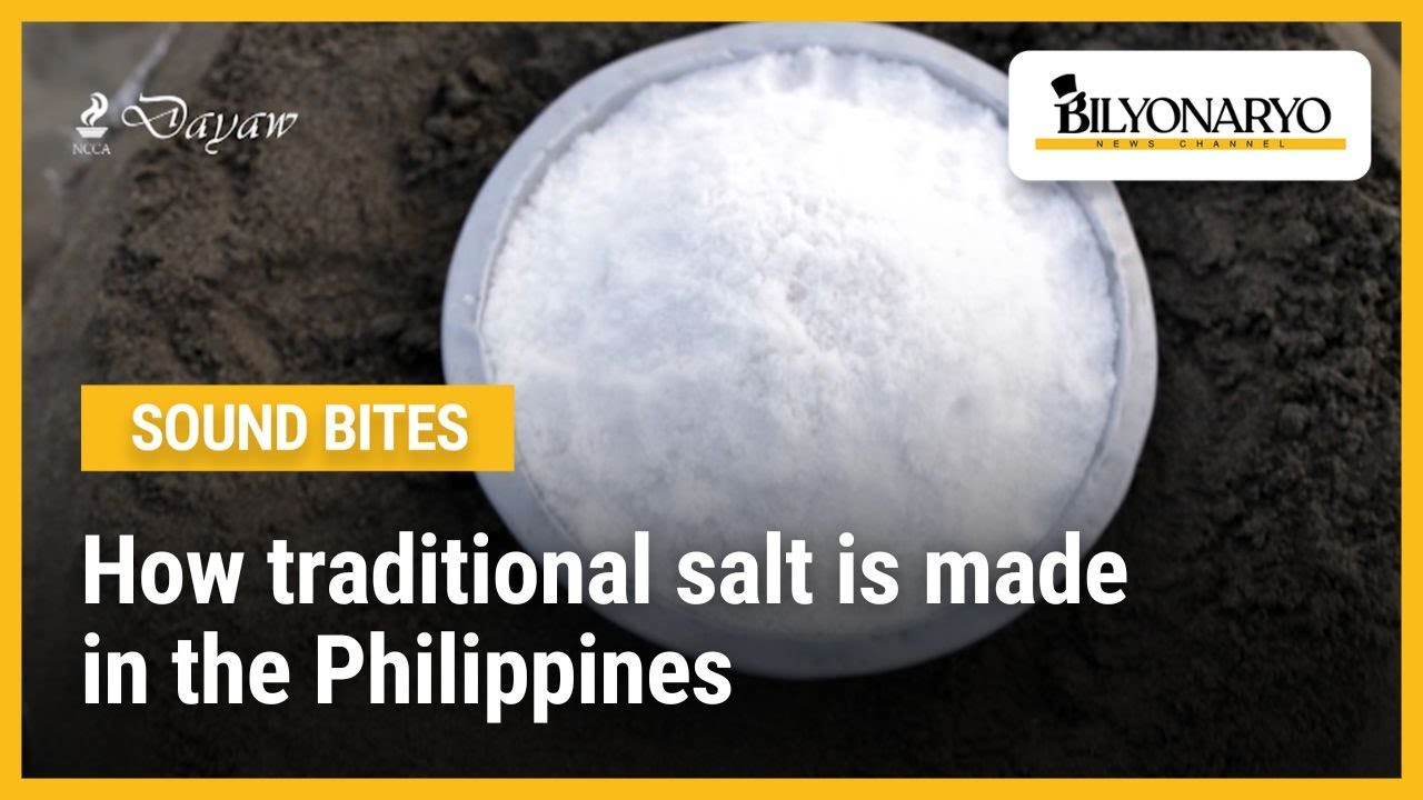 How traditional salt is made in the Philippines | Dayaw - YouTube