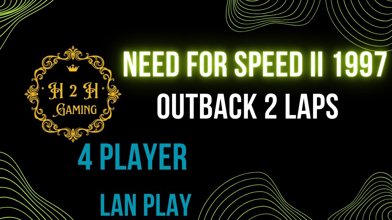 Need for Speed II 1997 | 4 Player LAN Play | Outback 2 Laps - YouTube