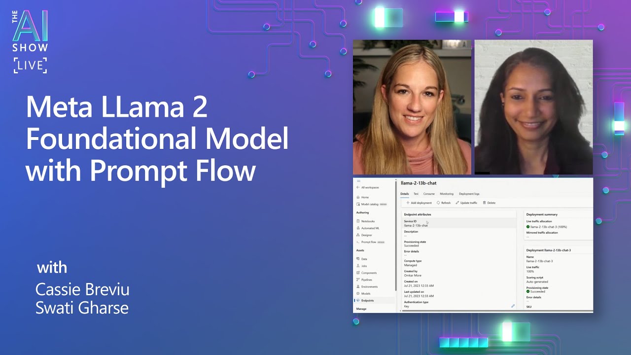 Meta LLama 2 Foundational Model with Prompt Flow - YouTube