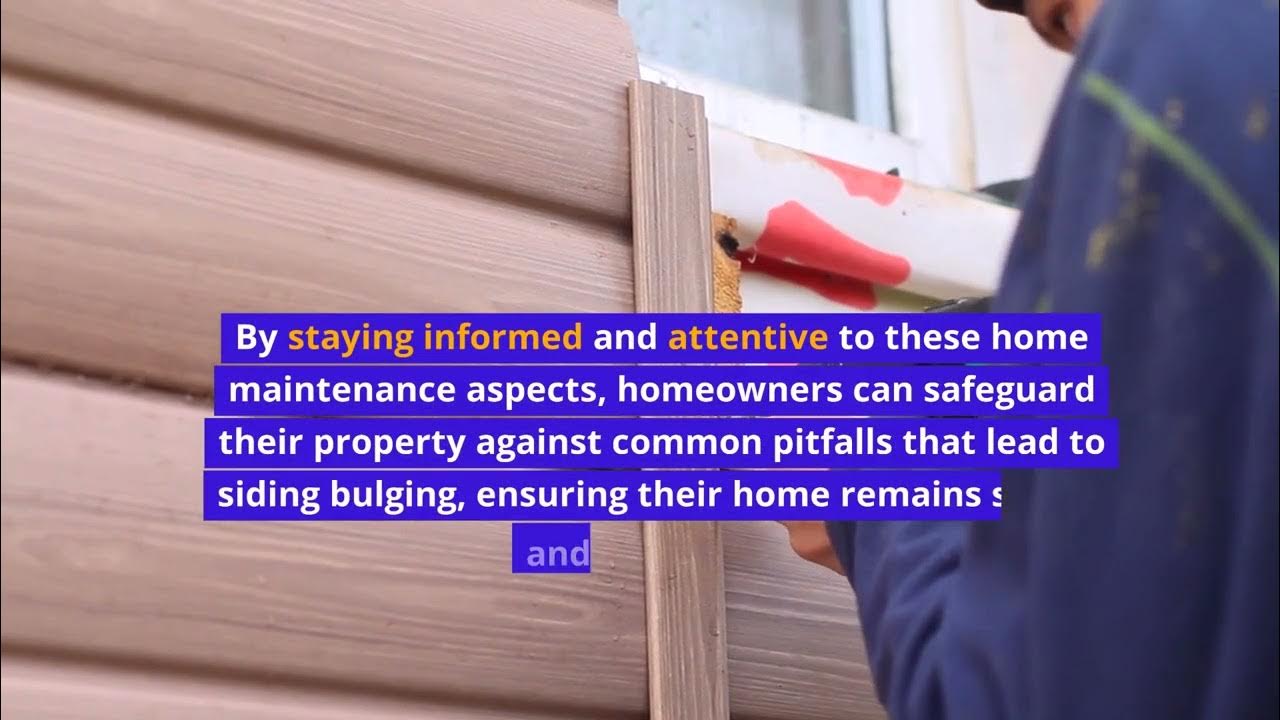 Why is My Siding Bulging? - YouTube
