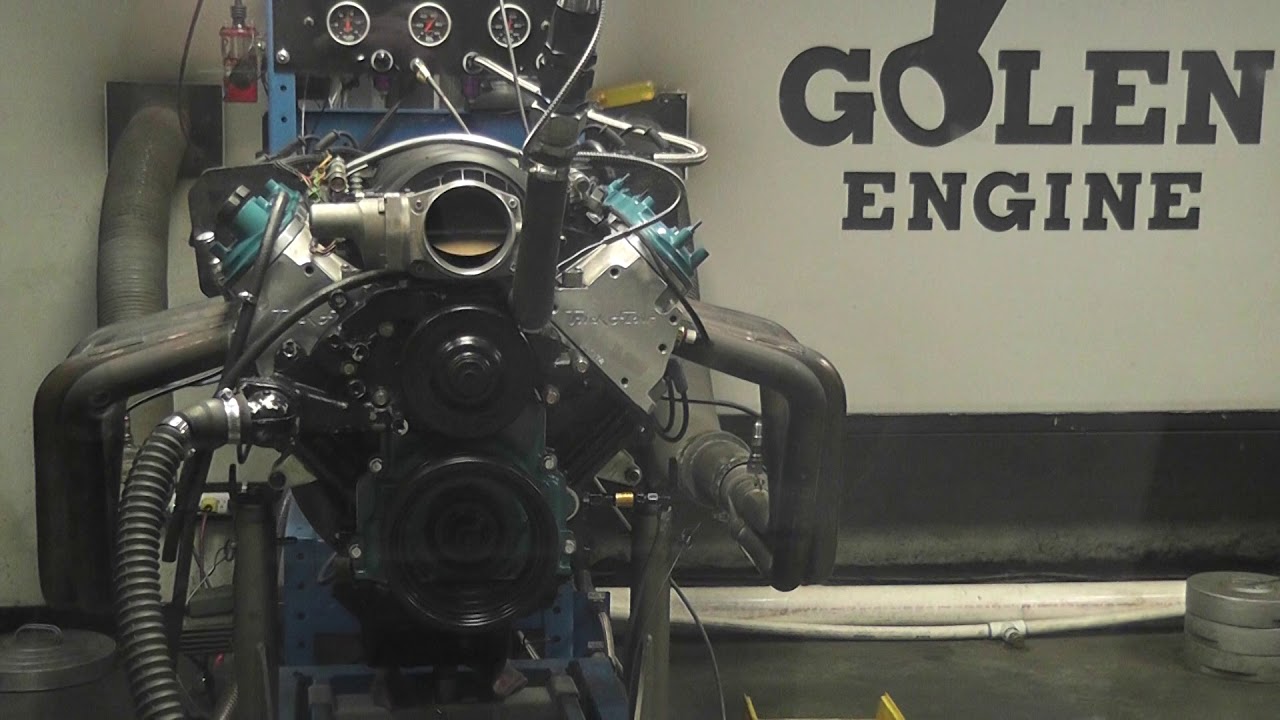 Golen Engine 408ci LS Dyno for Brent McLaughlin - YouTube