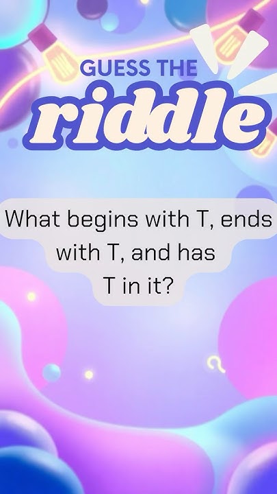 Can You Solve These Riddles in 5 Seconds? - YouTube