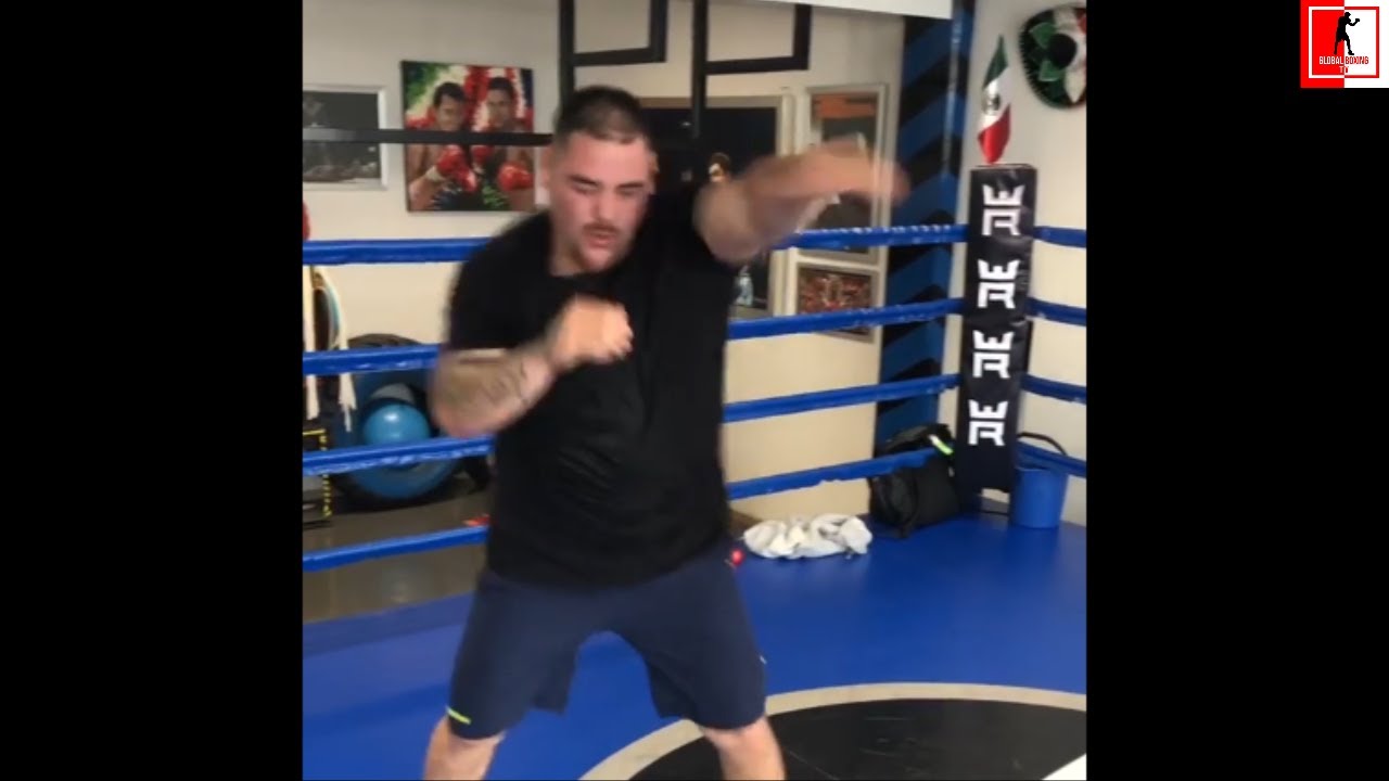 Andy Ruiz Jr Training For Anthony Joshua Rematch - YouTube