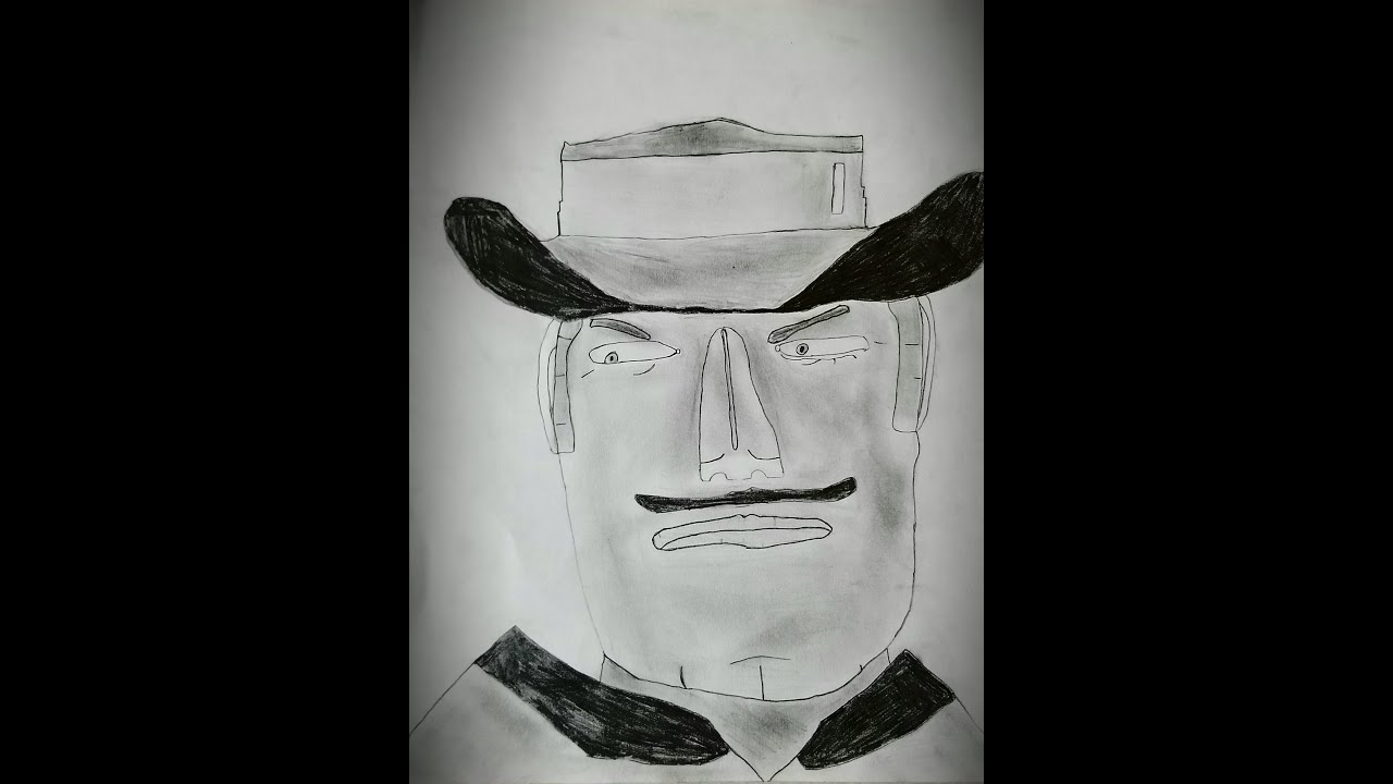How To Draw Paladin from Have Gun Will Travel (1957 tv series) - YouTube