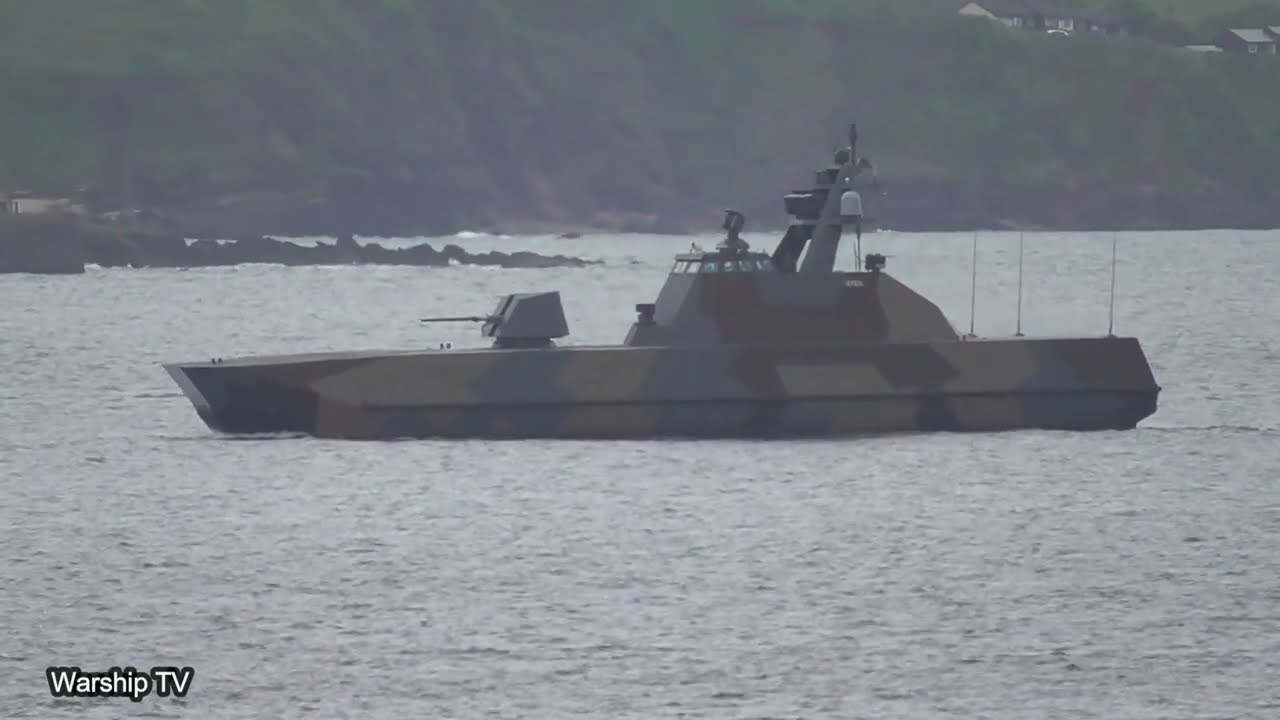 ROYAL NORWEGIAN NAVY SKJOLD CLASS CORVETTE HNoMS STEIL P963 IN PLYMOUTH ...