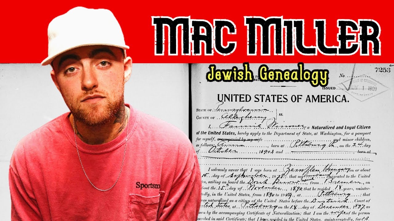Genealogy of Mac Miller | Famous Jews - YouTube