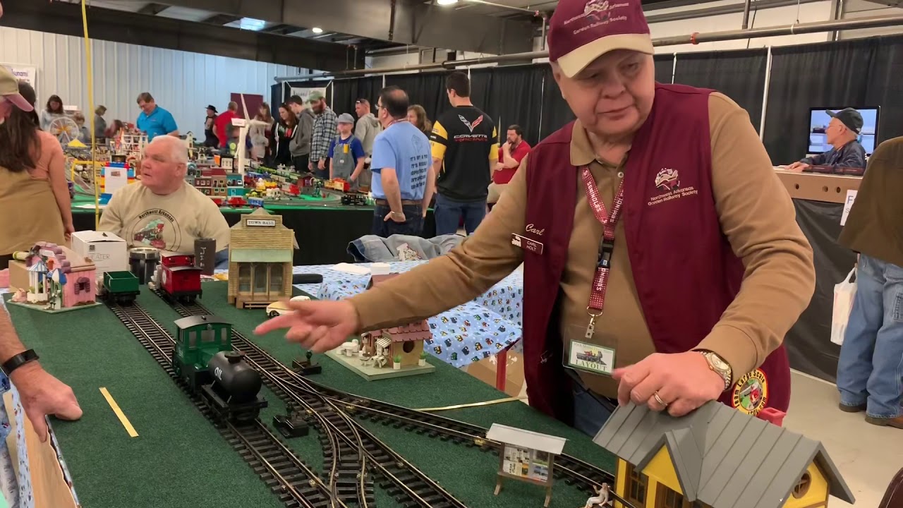 NWA Model train show expo 2020 - YouTube