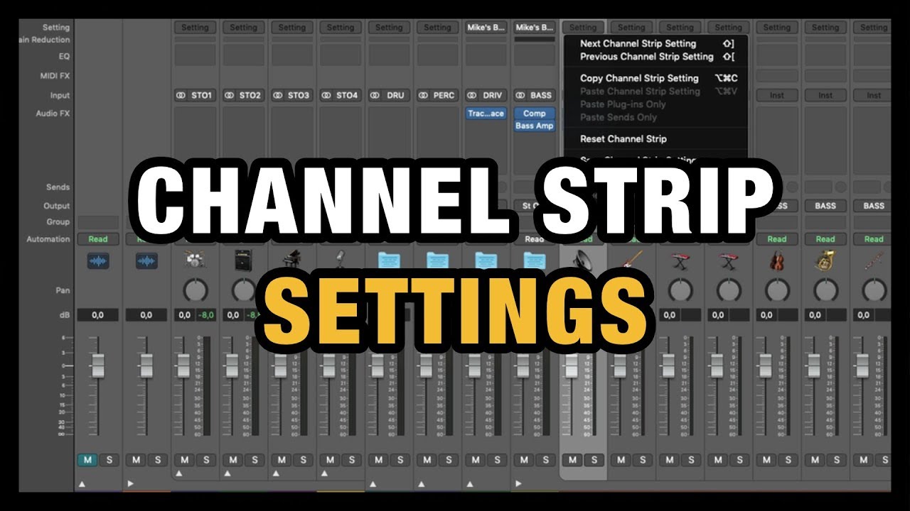 Audio Mixer Channel Strip Circuit Audio Mixer Channel Strip Circuit