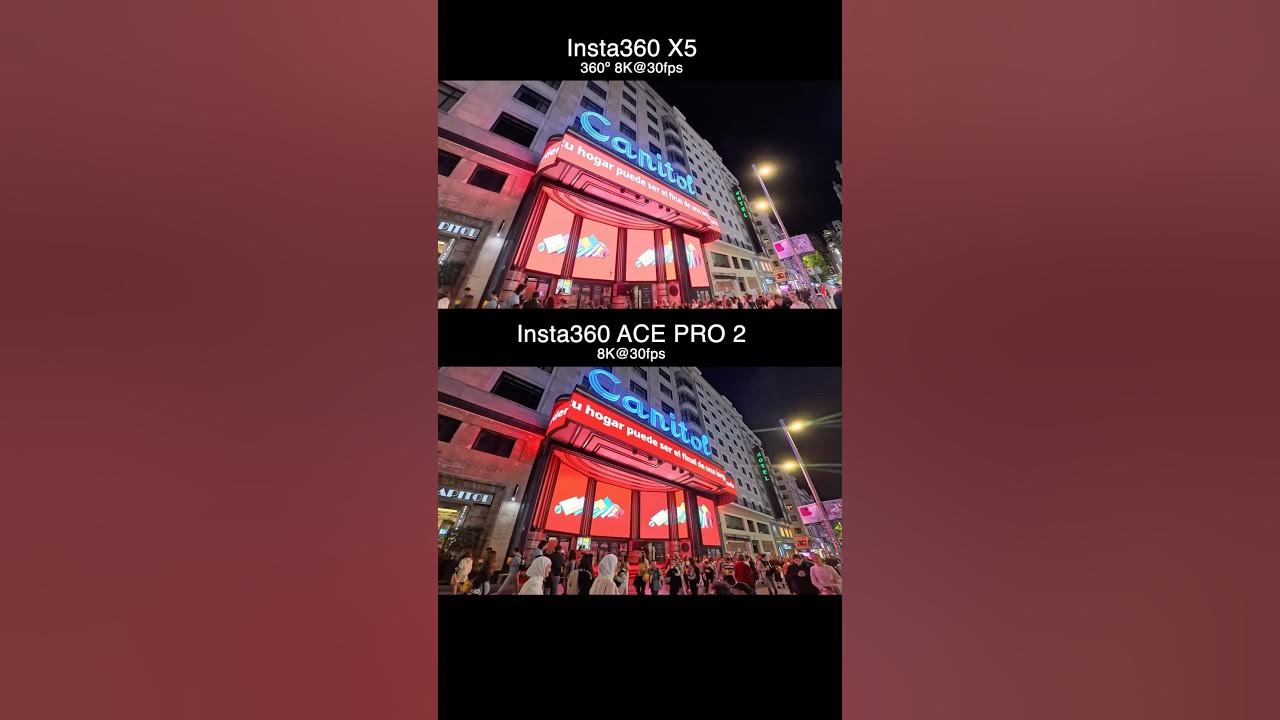 Insta360 X5 vs ACE PRO 2 | Low Light, Purevideo y 8K 30fps - YouTube
