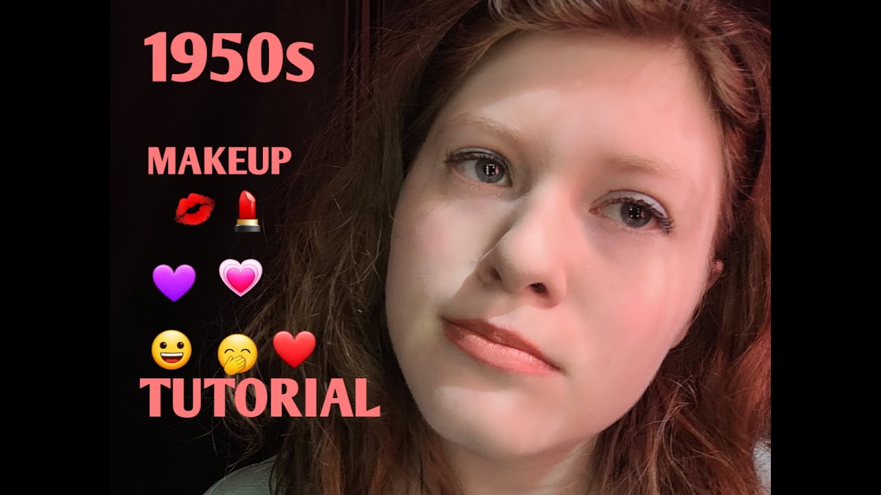 1950s Makeup Tutorial | Coolasice Makeup - YouTube