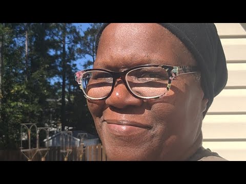 Ms. Tish is live! Watering the gardening and harvesting turmeric. # ...