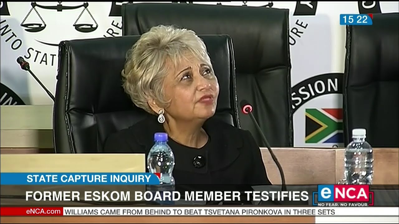 State Capture Inquiry | Former Eskom board member testifies - YouTube