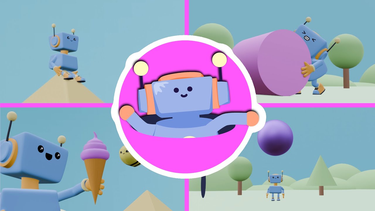 Learn 3d Shapes with the Diddy Bots Magic Portal! - YouTube