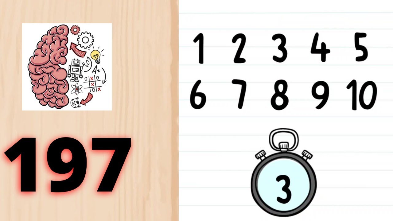 BRAIN TEST NÍVEL 197 - YouTube