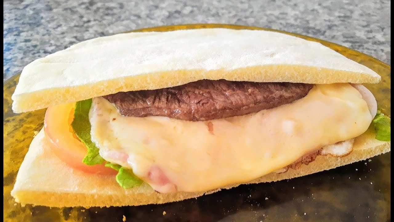 Lanche Beirute - Simples Fácil e Delicioso - YouTube