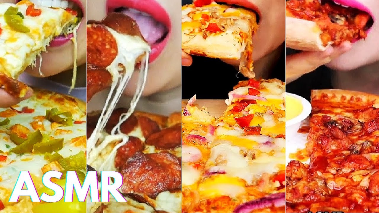 PIZZA ASMR EATING COMPILATION 🍕| MUKBANG EATING SHOW - YouTube