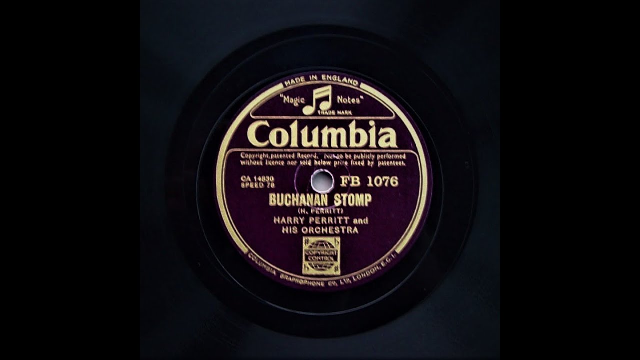 Buchanan Stomp - Harry Perritt and His Orchestra (1934) - YouTube
