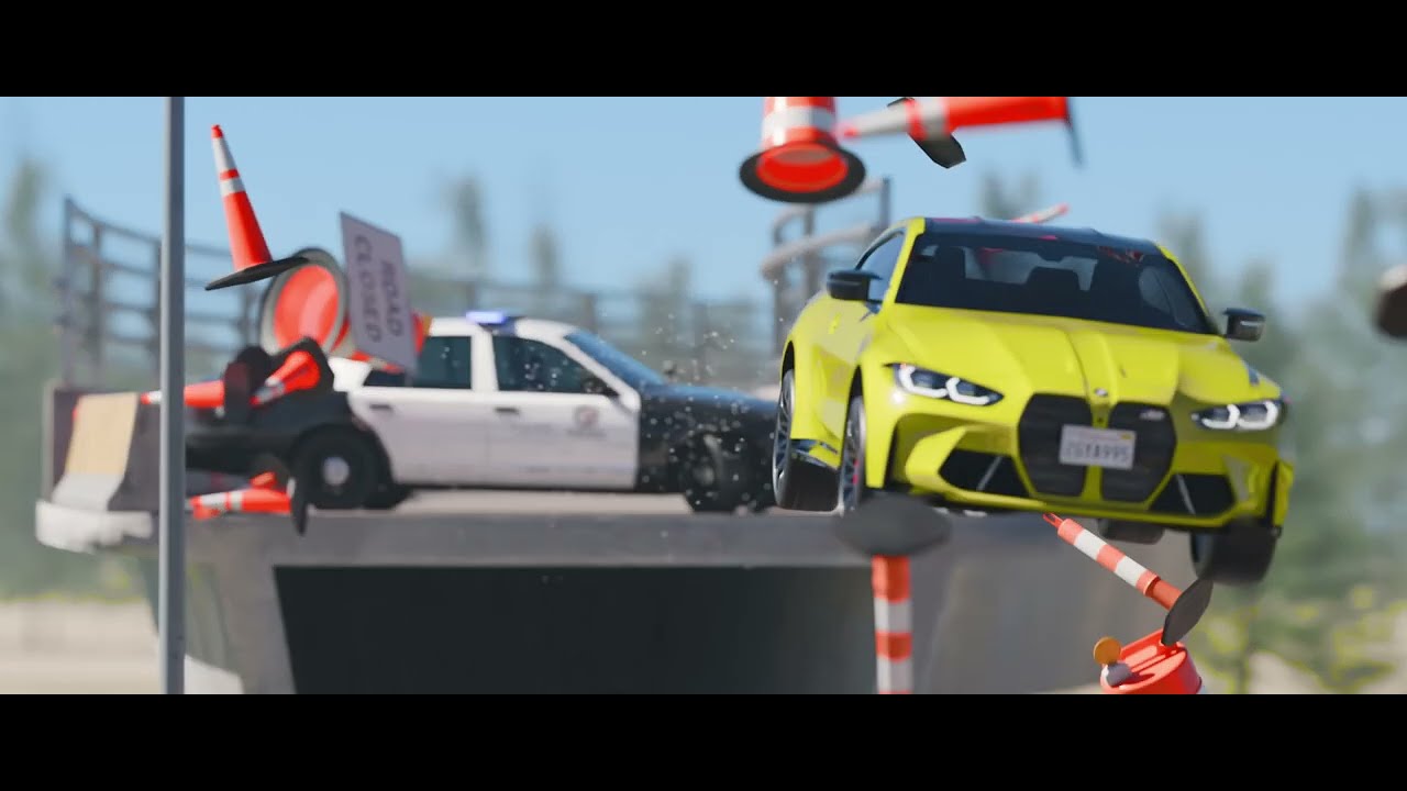 Blender Short Police Chase Animation 4K - YouTube