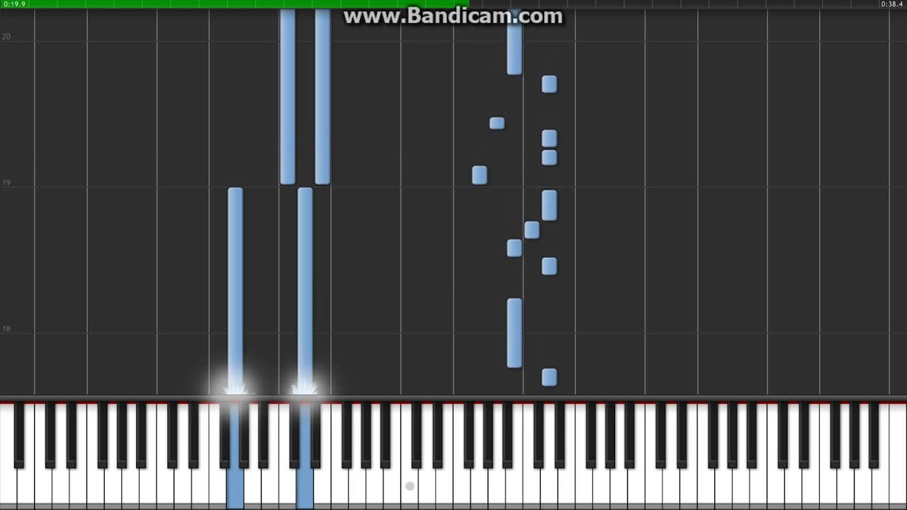 Super Mario 64 File Select Piano Tutorial Synthesia - YouTube