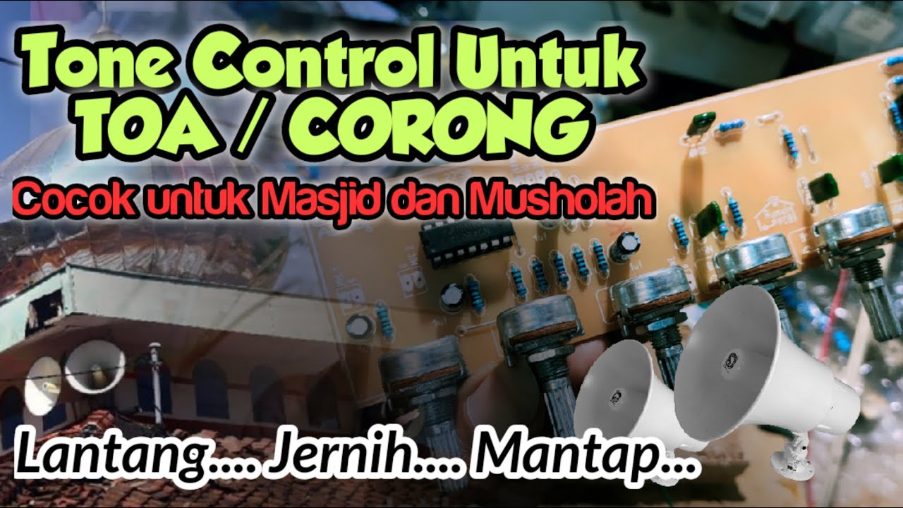 Tone Control Untuk TOA - YouTube