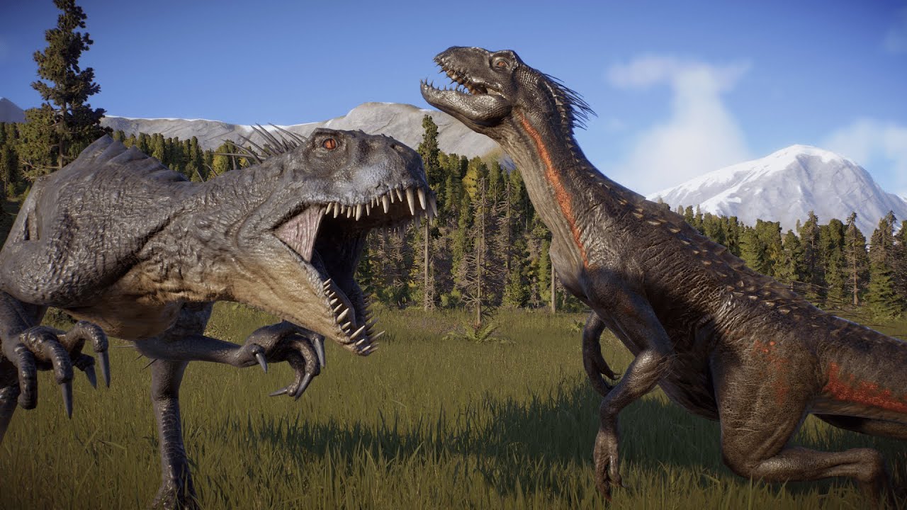 INDORAPTOR vs SCORPIUS REX - Jurassic World Evolution 2 - YouTube