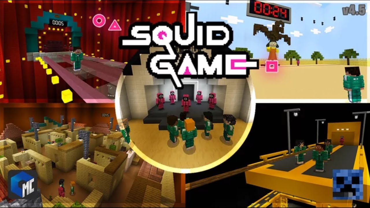 Building Squid game in Minecraft - YouTube
