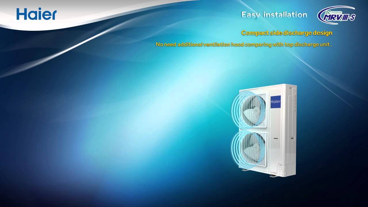 Systém Haier MRVIII-S ("malé" VRF) - YouTube