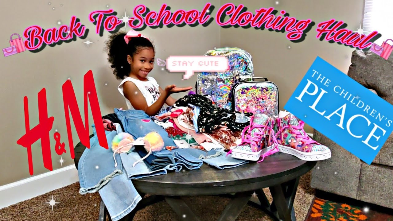 NEW* Back To School Clothing Haul | Clothing Haul | Girls Clothing Haul ...