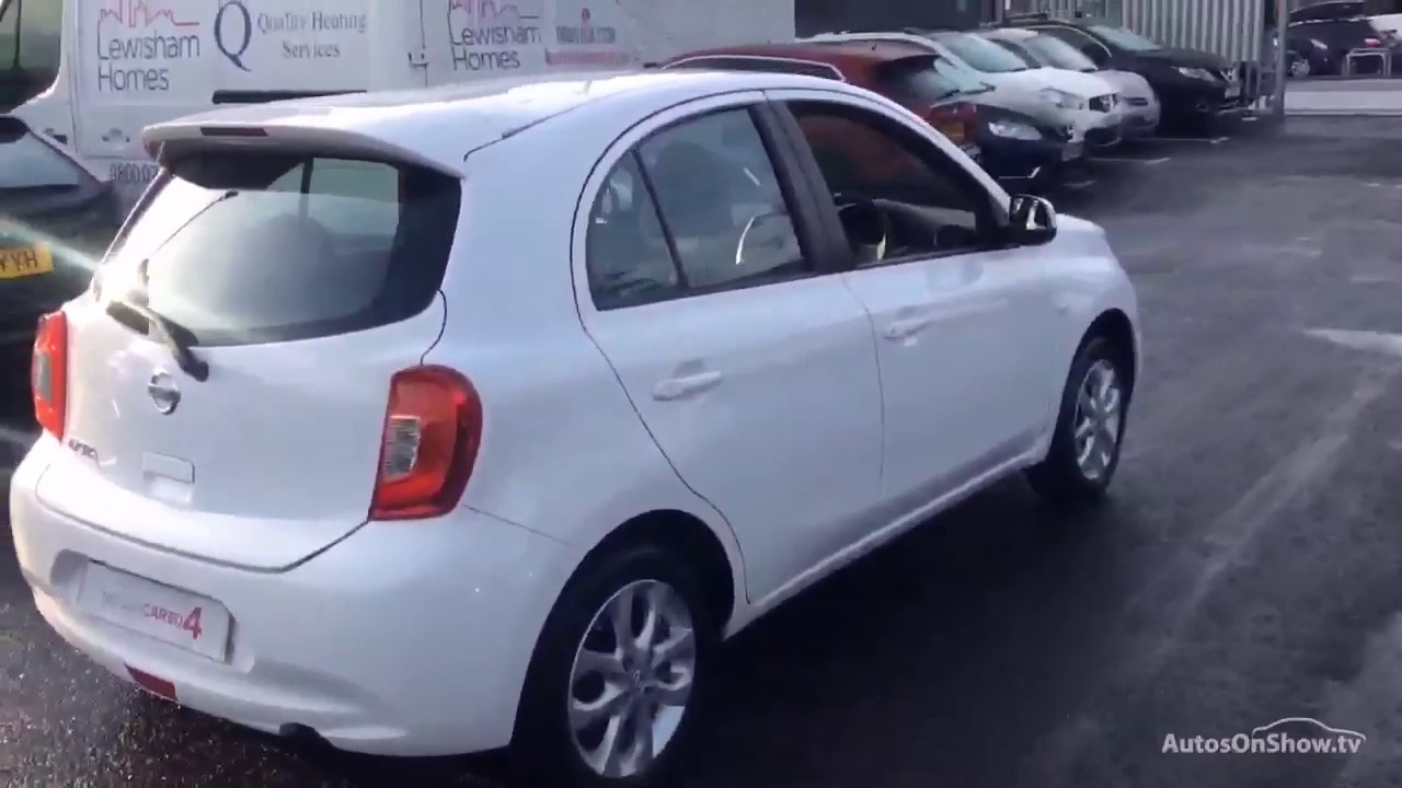 NISSAN MICRA ACENTA WHITE 2015 - YouTube