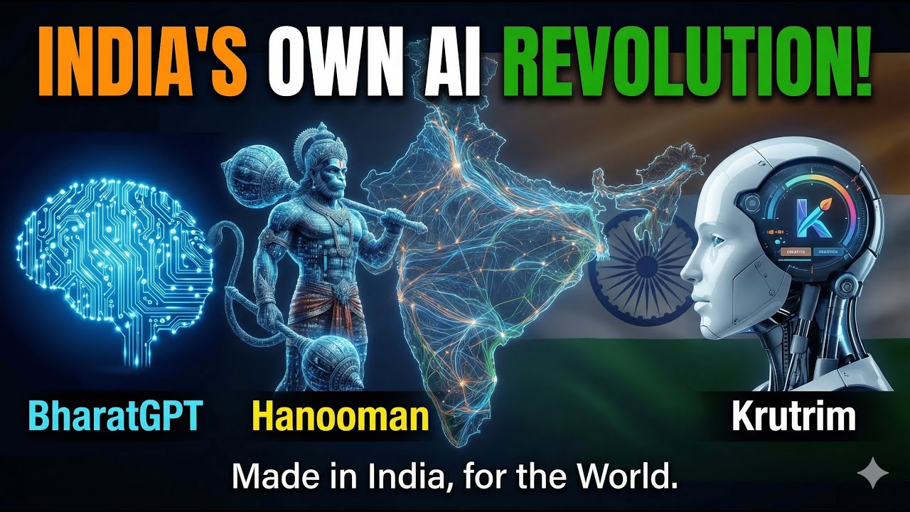 India’s Own AI Models Are Here! BharatGPT, Hanooman & Krutrim Explained ...