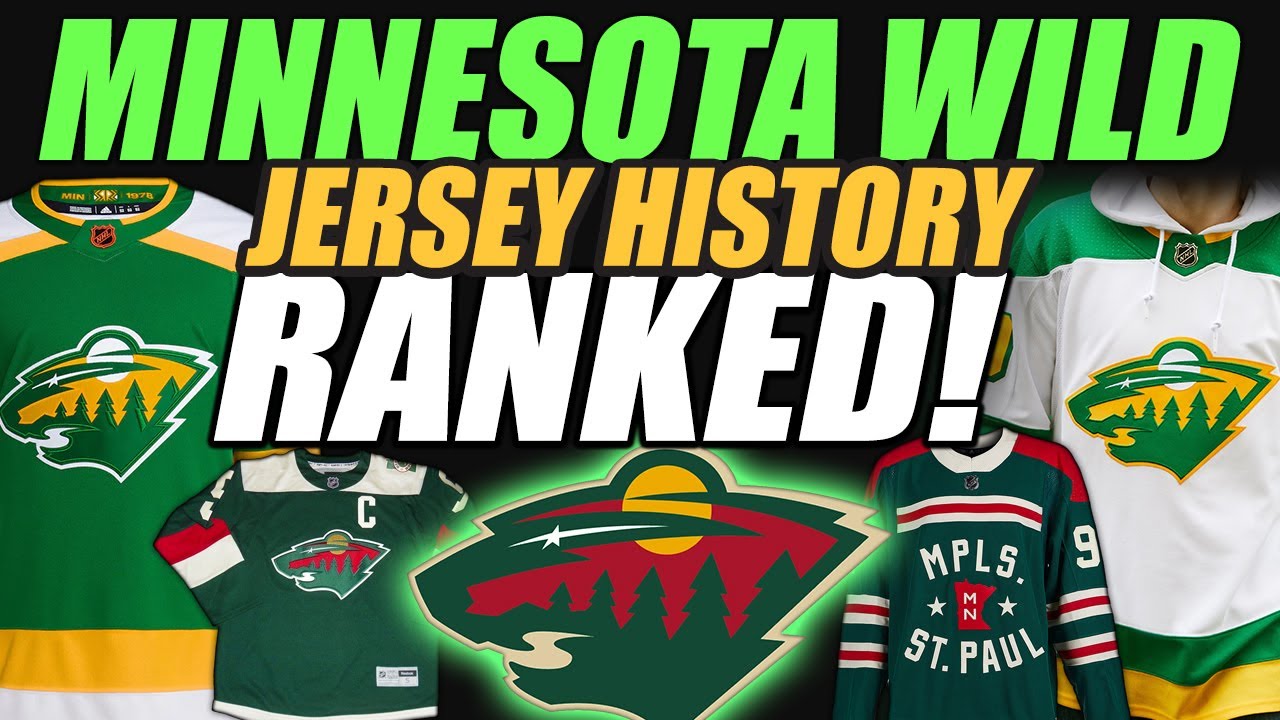 NHL Minnesota Wild Jersey History RANKED! - YouTube