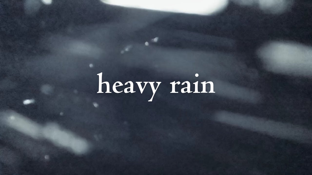 heavy rain (original song) - lyrics video - YouTube
