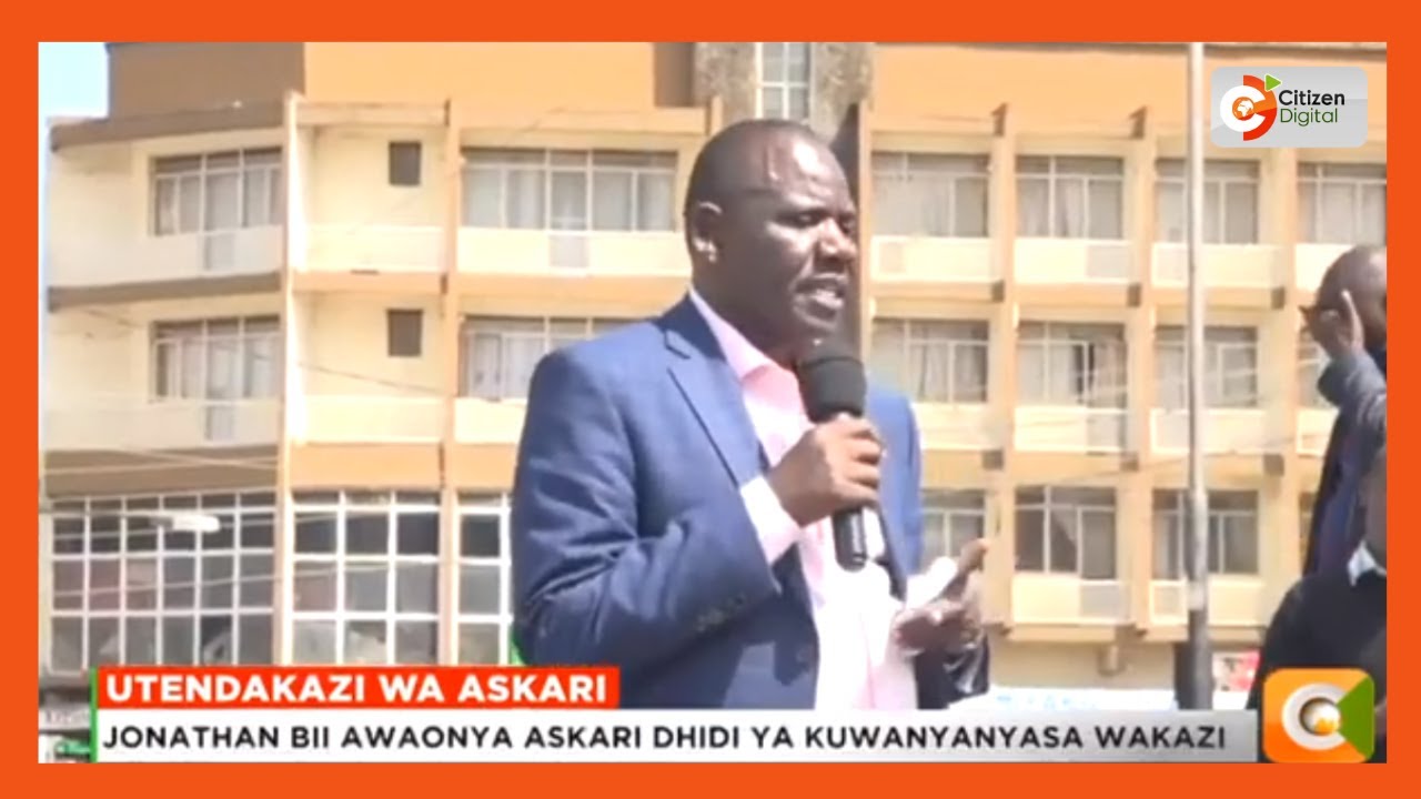 Gavana wa Uasin Gishu Jonathan Bii aamrisha askari wa kaunti kuvalia ...