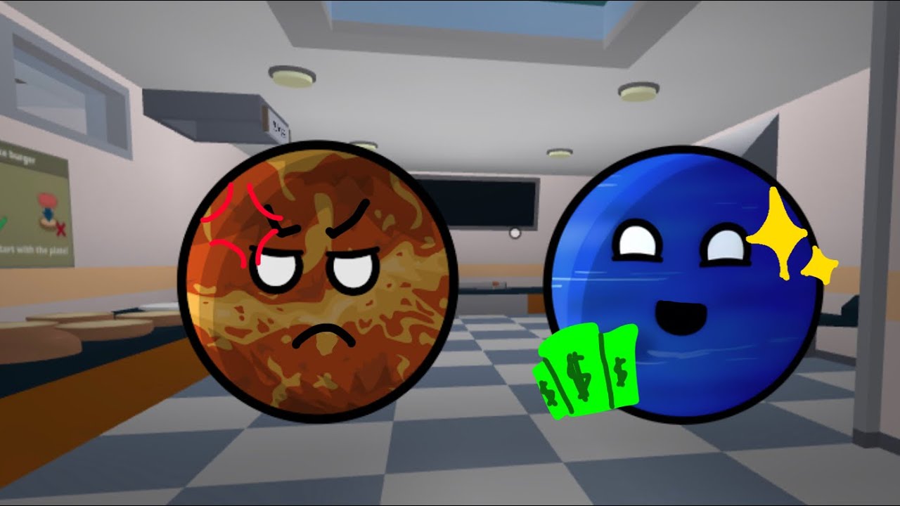 Neptune and Venus cook burgers in roblox…. (UNOFFICAL CHANNEL) - YouTube
