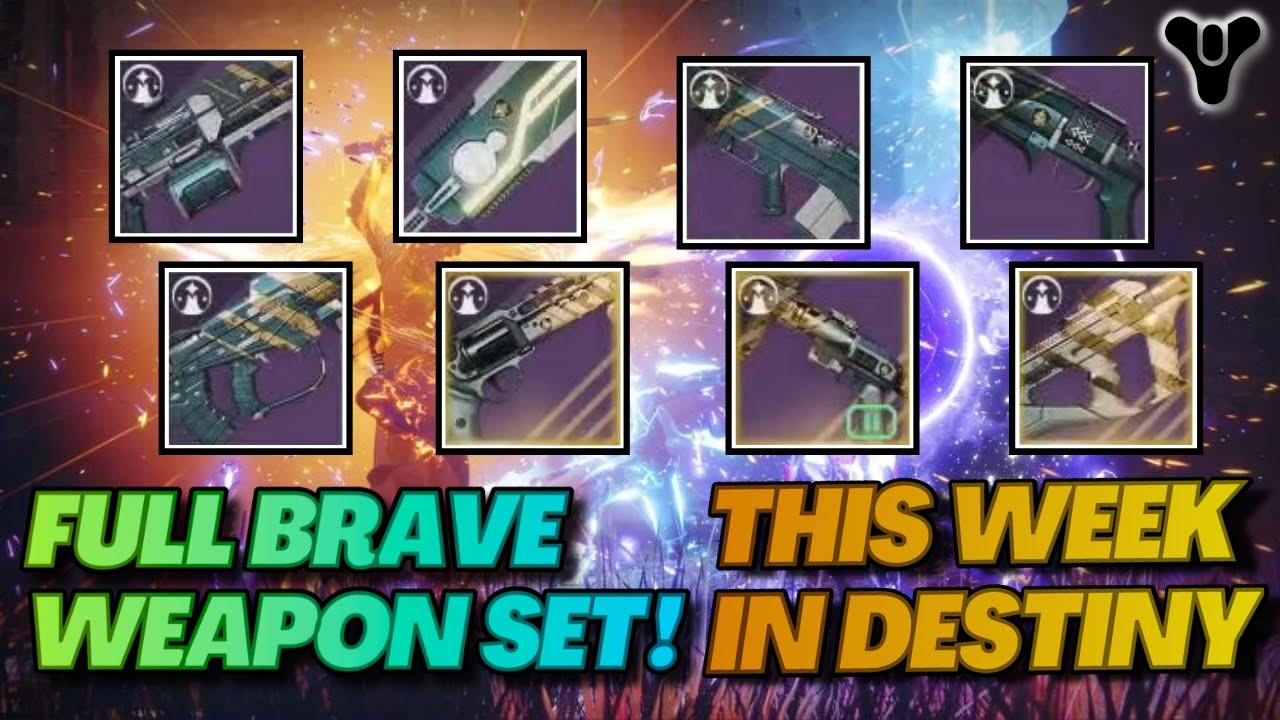Full Brave Weapon Set, New Socail Space, & Crucible Tuning - TWID Recap ...