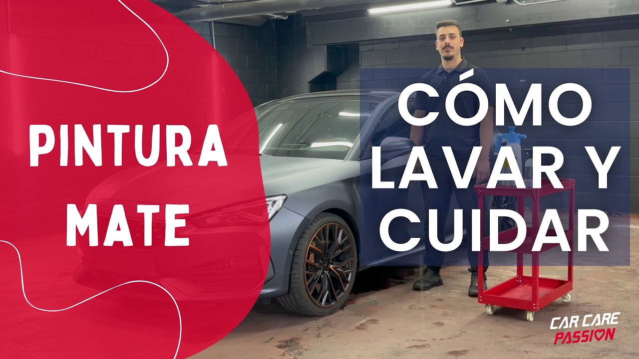Cómo lavar y mantener la pintura mate o satinada de tu coche - YouTube